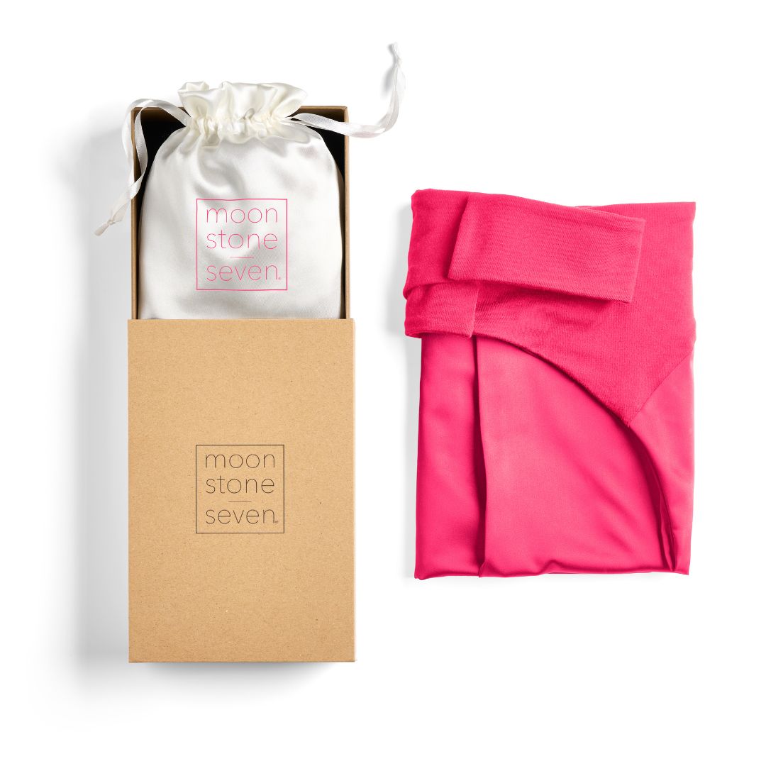 MoonstoneSeven Satin Sleeper – Satin Wrap to Preserve Curls Overnight ...